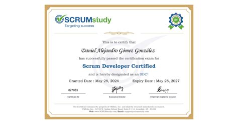 I Passed The Scrum Developer Certified Certification Exam