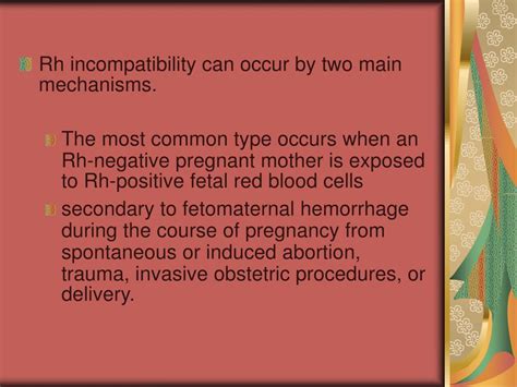 Ppt Rh Incompatibility Powerpoint Presentation Free Download Id 391351