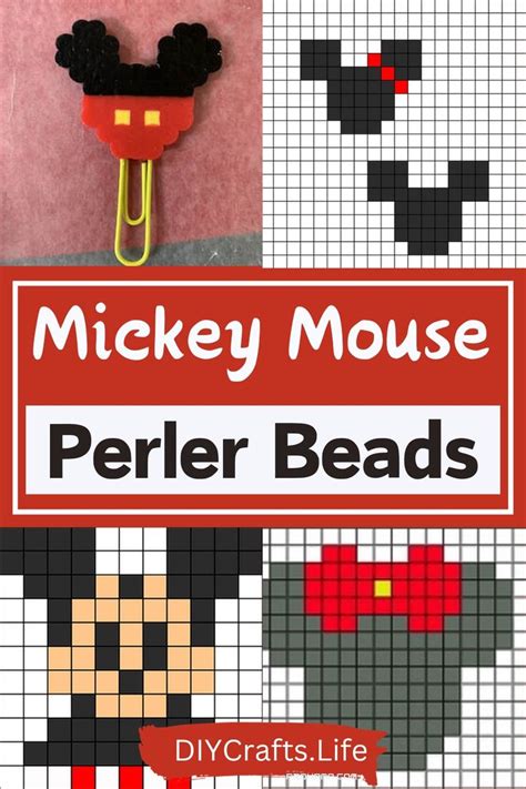 16 Playful Mickey Mouse Perler Bead Patterns For Little Crafters In