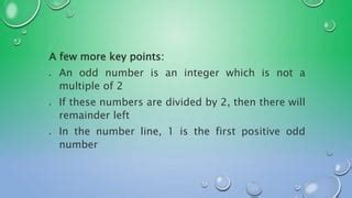 Lesson 3 Odd Numbers PPTX