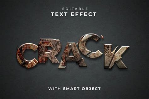 Crash Editable Text Effect Graphic By Yokbisayok Creative Fabrica