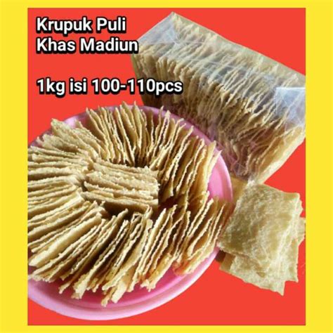 Jual Oleh Oleh Khas Madiun Kerupuk Krupuk Lempeng Kerpuk Puli