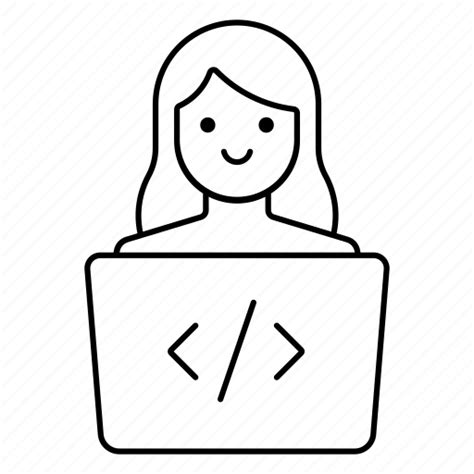 Programmer Computer People Coder Code Icon Download On Iconfinder