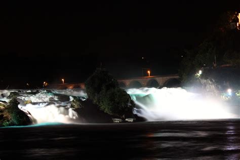 Rhine Falls Schaffhausen Night Free Photo On Pixabay Pixabay