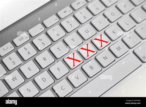 XXX Porn Keys On Computer Keyboard Internet Pornography Ref Stock Photo Stock Photo Alamy