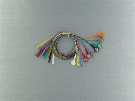 Ecg Buckle Wire Plug Electrode Wire Connector And Wire Harness