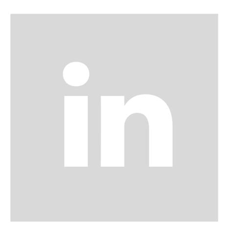 Gray Square Linkedin Icon Free Download On Iconfinder