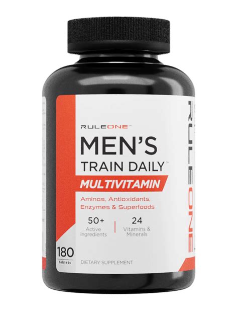 Rule1 Men's Train Daily MultiVitamin - 180 Tablets by Rule 1