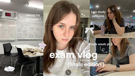 EXAM VLOG Finals Week Study Vlog Intense Studying Am Study Sessions Finishing My Degree