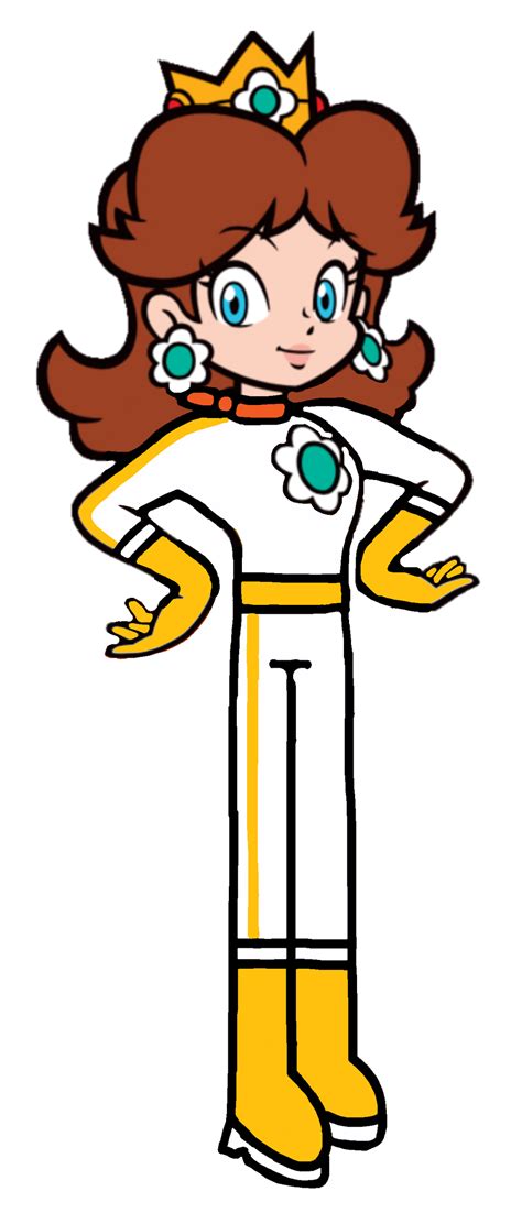 Super Mario Princess Daisy Biker Suit 2d By Joshuat1306 On Deviantart