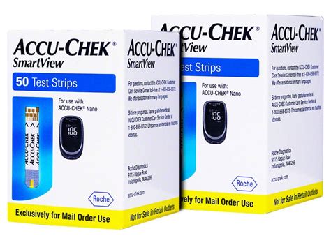 Accu Chek Smartview Test Strips 100bx Glucose Test Strips