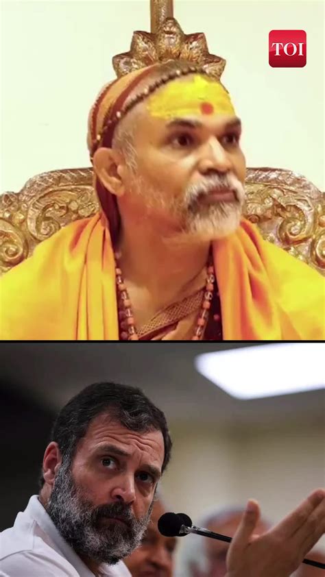Rahuls Hindu Remark Not Wrong Shankaracharya Backs Congress Leader
