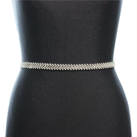 Cintura Gioiello Con Strass Argento Musa Karila