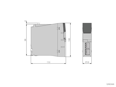 Rj72gf15 T2 ダウンロード外形図・cad Melsec Iq R シーケンサ Melsec 仕様から探す｜三菱電機 Fa