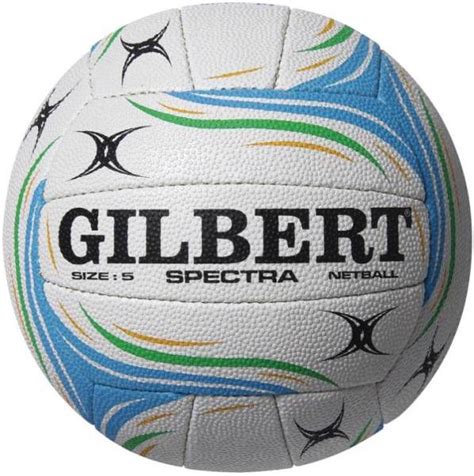 Gilbert Spectra Netball White Blue Netballs