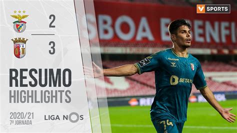 Highlights Resumo Benfica SC Braga Liga YouTube