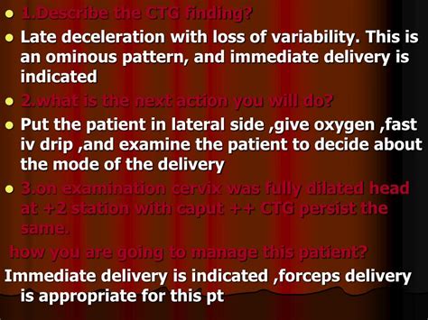 Ppt Severe Variable Deceleration With Overshoot However Variability