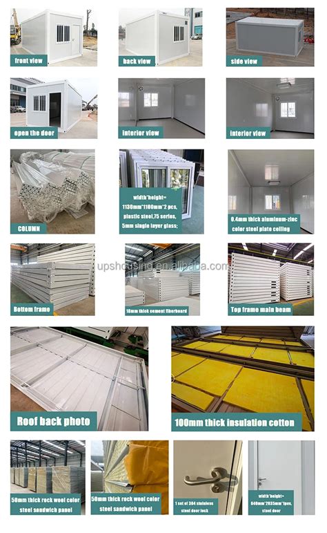 Ups China Prefab Box Tiny Container House Modular Small Containers Houses Camping Small Tiny