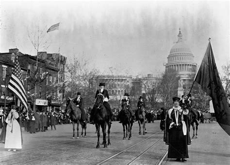 Woman Suffrage Parade Of 1913 When Thousands Of Women Marched Gathered