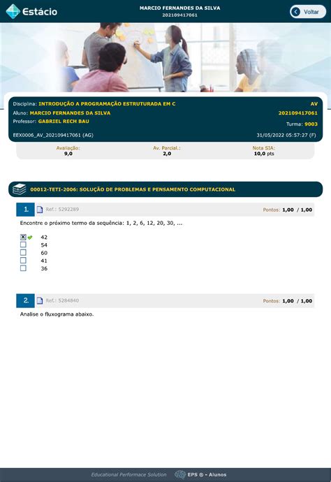 AV INTRODUÇÃO A PROGRAMAÇÃO ESTRUTURADA EM C Análise e