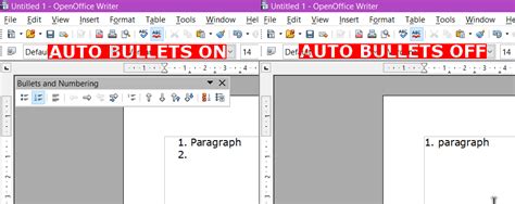 How To Disable Automatic Bullets Openofficelibreoffice Daves