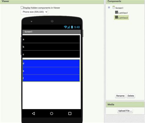 Two Listview Syncronized Mit App Inventor Help Mit App Inventor