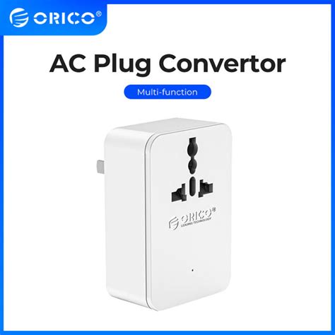 ORICO Multi Function Convertor AC Socket Power Plug Adapter With 4 USB Charging Ports For Travel