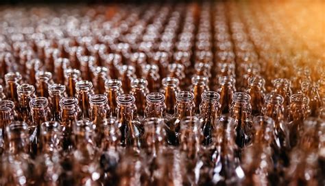 Premium Ai Image Glass Bottle Texture Glass Bottle At Factory For