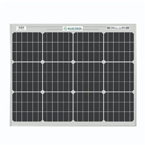 Elecssol 12v 50watt Mono Perc Solar Panel At Rs 1800piece