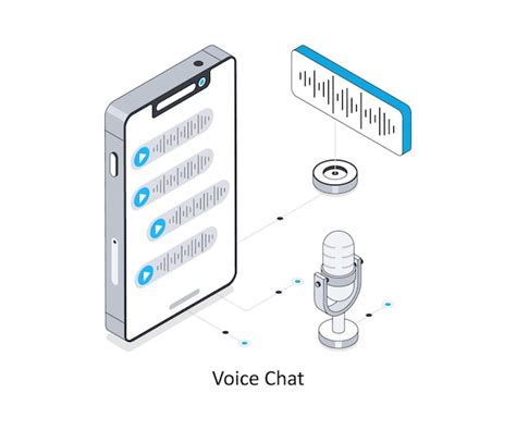 Premium Vector Voice Chat Isometric Stock Illustration Eps File Stock Illustration
