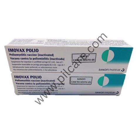 Imovax Polio Vaccine N Chimanlal Enterprises