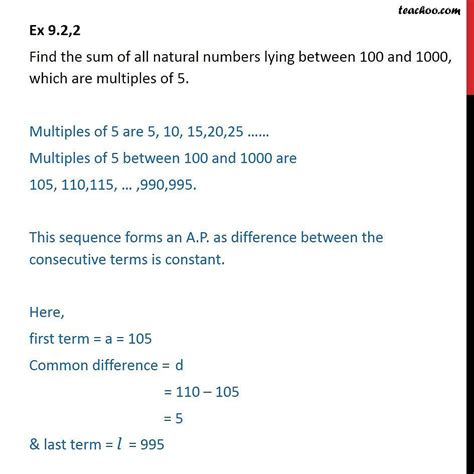 Question Find Sum Of Numbers Lying Between