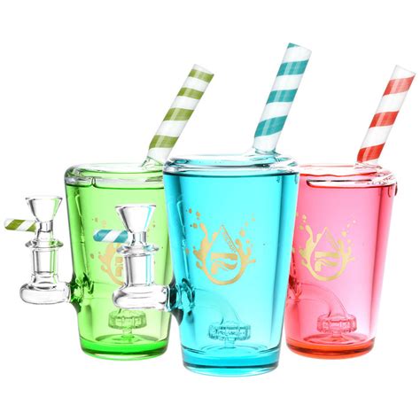 Soda Cup Glycerin Bong Freezable Water Pipes Pulsar Pulsar Vaporizers