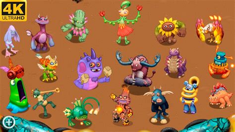 My Singing Monsters Amber Island Full Song Wave 5 4k Youtube