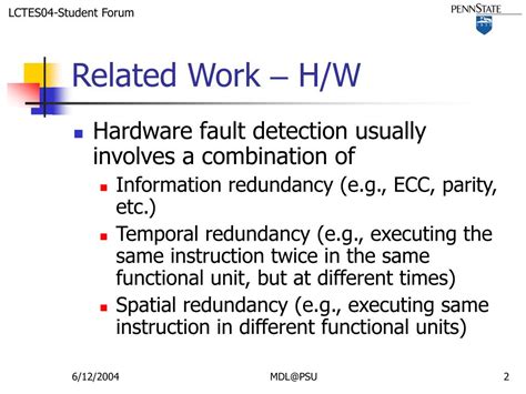 Ppt Using Loop Invariants To Detect Transient Faults In The Data