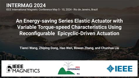 An Energy Saving Series Elastic Actuator With Variable Torque Speed Characteristics Using