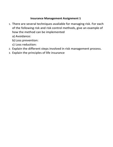 Im Assignment