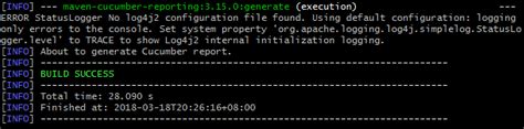 Java Maven Error Statuslogger No Log4j2 Configuration File Found Stack Overflow