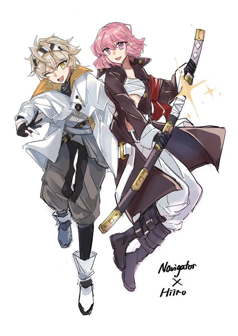 Hiiro Alchemy Stars Navigator Alchemy Stars Alchemy Stars Highres Tagme Boy Girl
