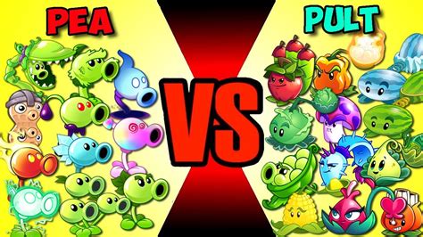 Team Plant Pea Vs Pult Which Team Plantss Stronger Pvz 2 Plant Vs