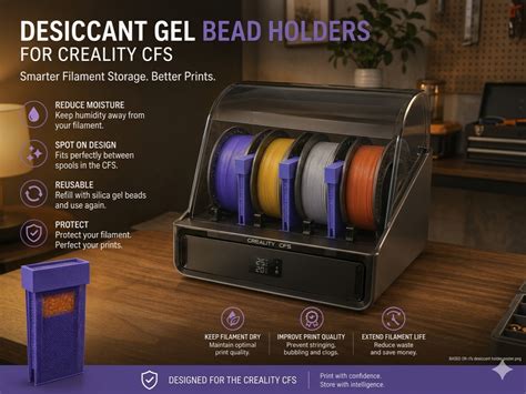3d Printer Files 3mf File Creality Cfs Desiccant Holder For