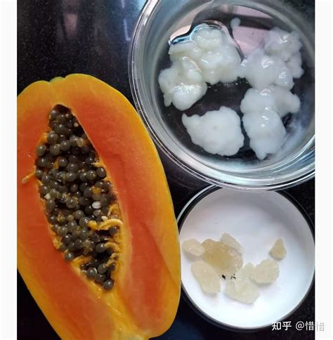 木瓜炖雪蛤的家常做法营养丰富美味可口 知乎