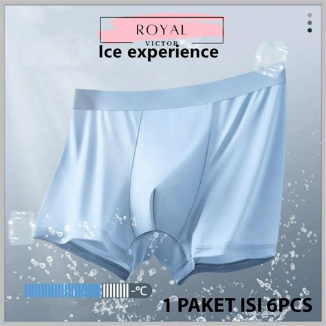 Jual LARUNSHOW PAKET 6PCS Celana Dalam Pria Boxer CDP002 Antibakteri