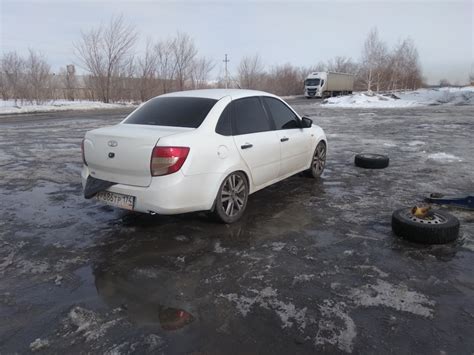 Новые колеса. — Lada Гранта (1G), 1,6 л, 2016 года | колёсные диски ...