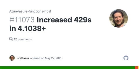 Increased 429s In 4 1038 · Issue 11073 · Azure Azure Functions Host · Github