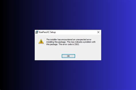 Fix Error Code 2502 And 2503 On Windows 11