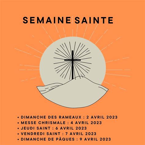 Les Célébrations La Semaine Sainte