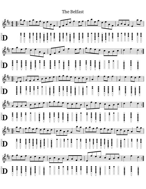 Brian Boru S March Tin Whistle Notes Artofit