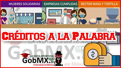Registro Crédito A La Palabra 2024 2025 🥇