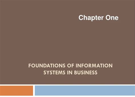 Ppt Foundations Of Information Systems In Business Powerpoint Presentation Id 277977